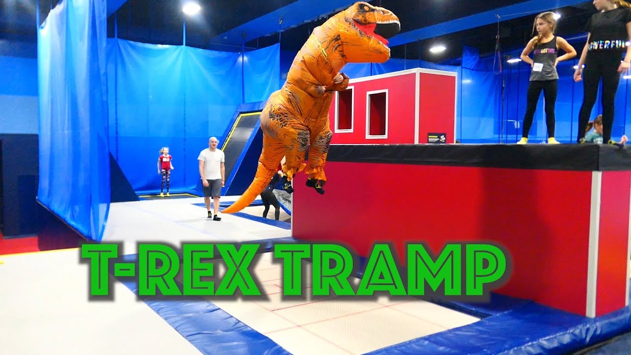 T-REX TRAMPOLIN EXTREM | BACKFLIP ?! - YouTube