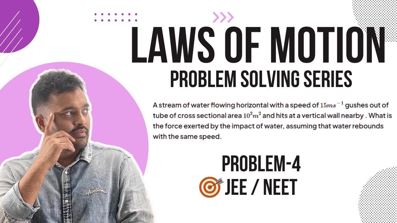 Laws of Motion Problem Solving Series | Question 4 | JEE / NEET - YouTube