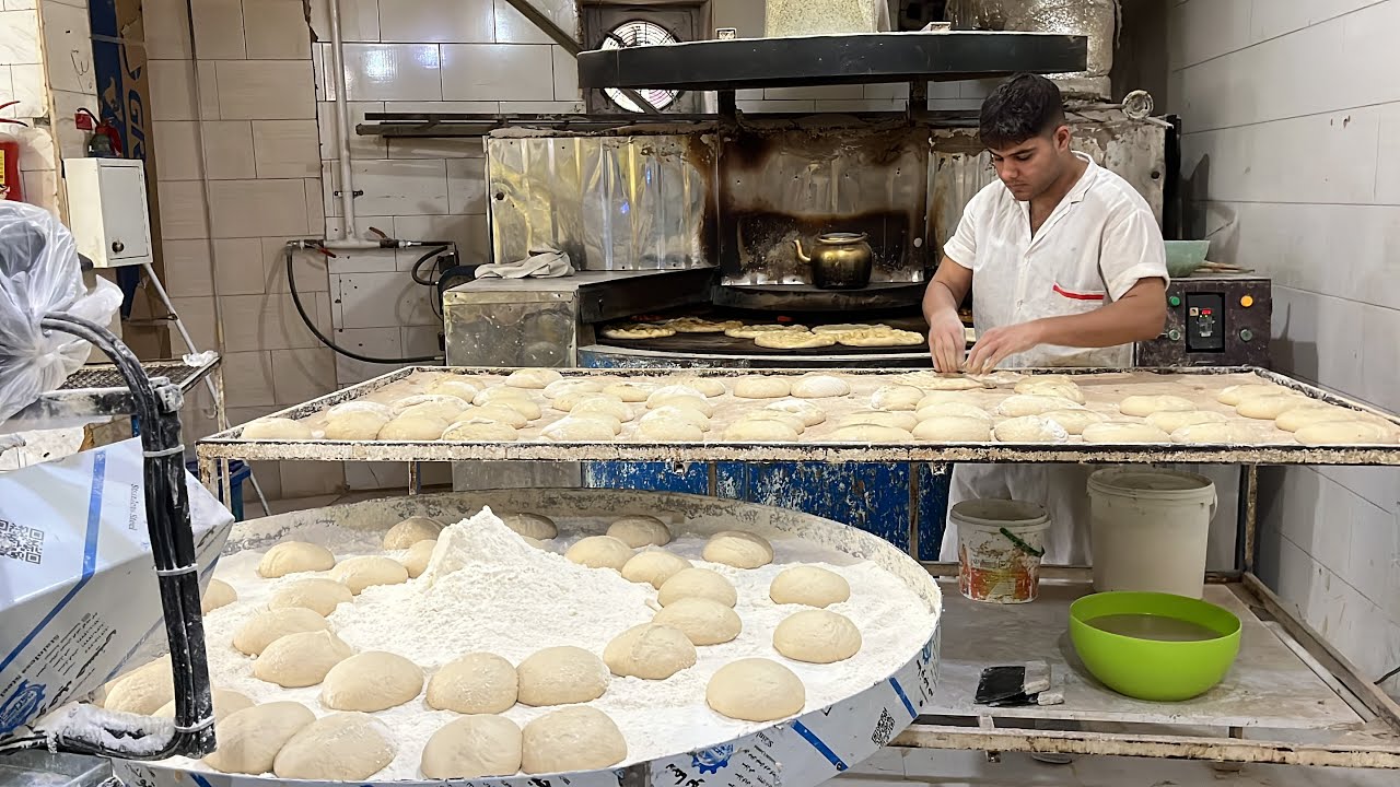 Young boy baking bread at high speed - YouTube
