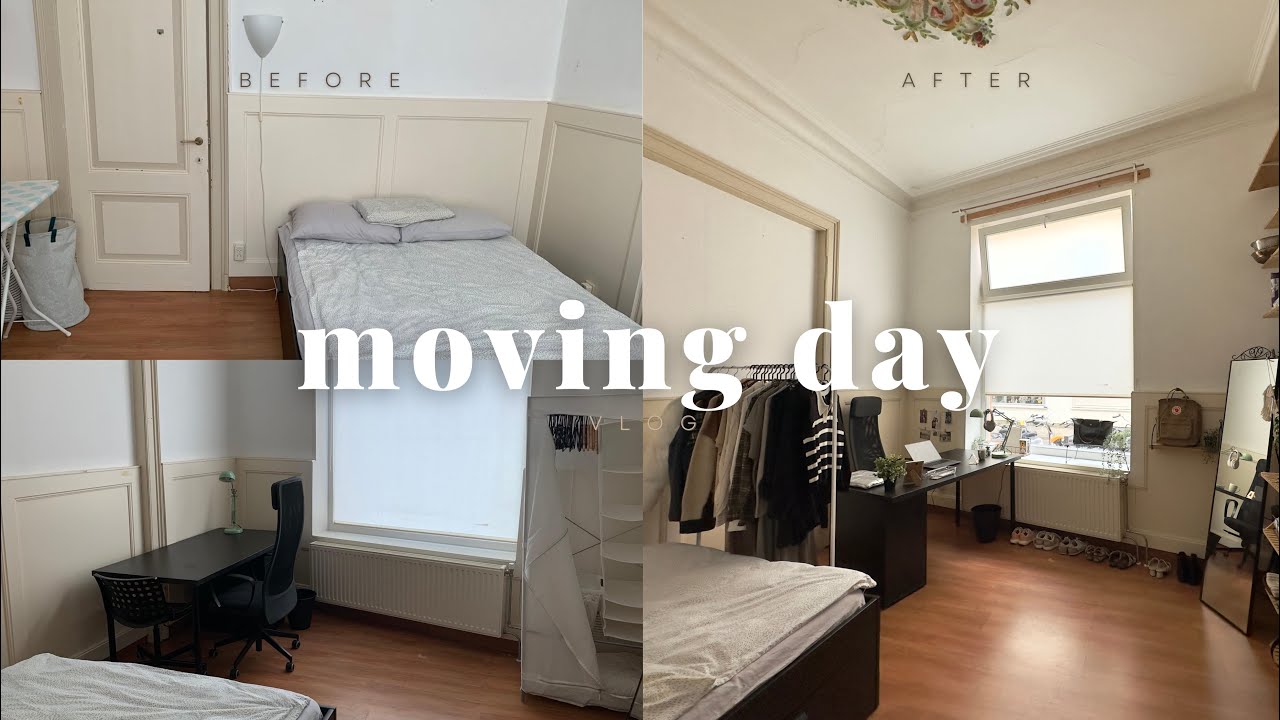 moving day & decorate my room! | daily vlog #2 - YouTube