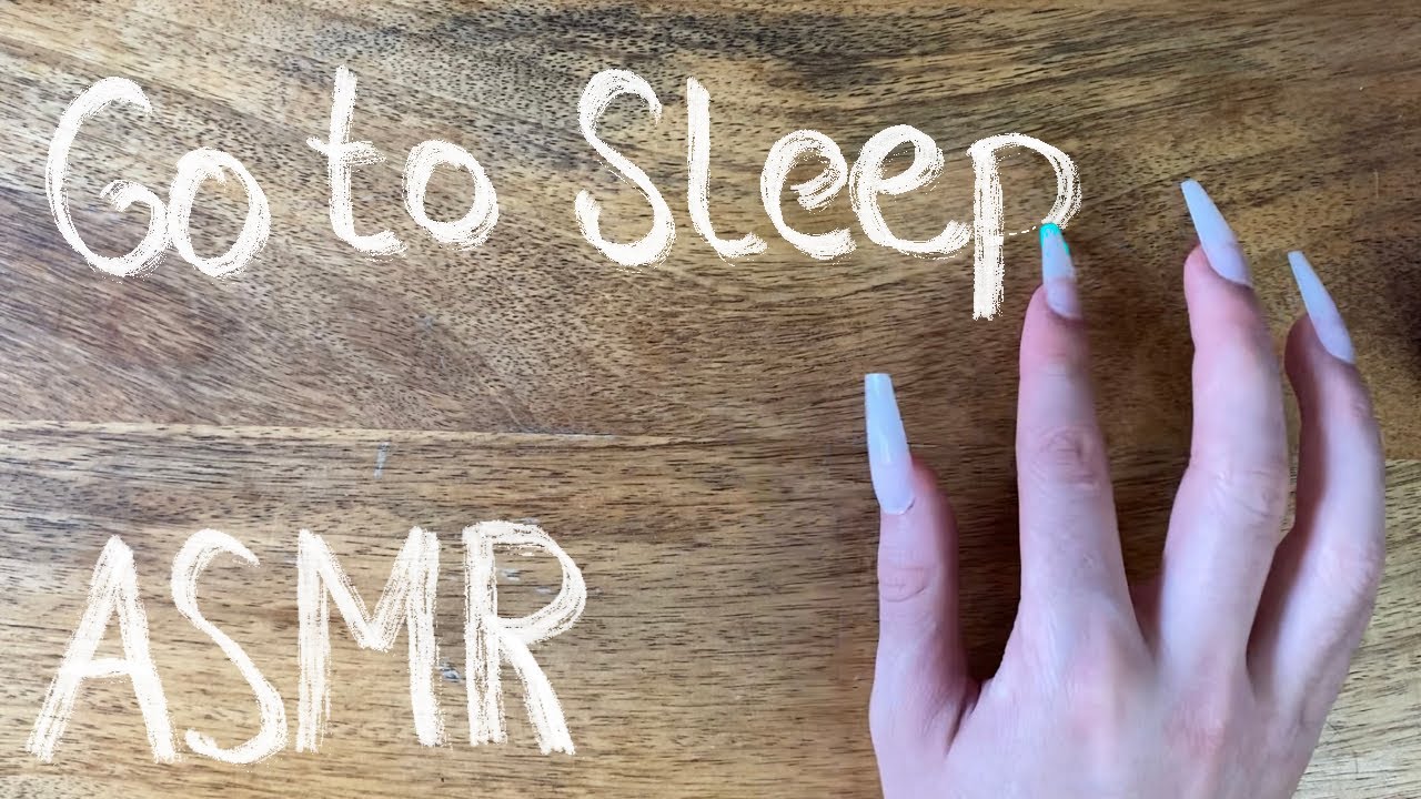 ASMR • Finger Nail Writing & Tapping on a Table for Deep Sleep • - YouTube