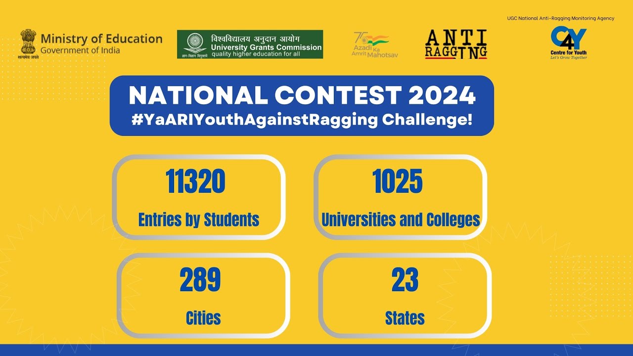 UGC Anti-Ragging Monitoring Agency | National Contest 2024 – Entries ...