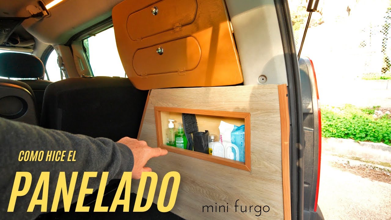Como hice los PANELES LATERALES de la mini FURGO CAMPER | Citroen ...