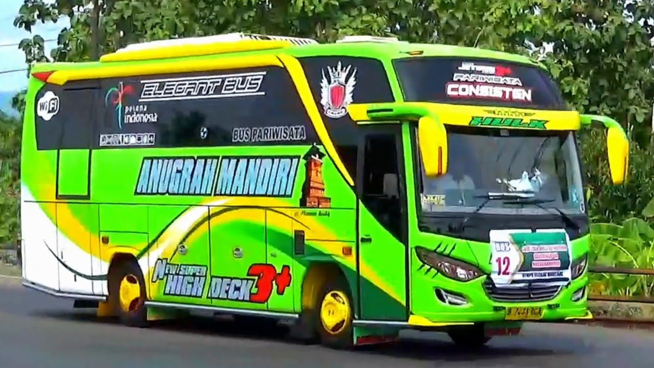 Bus Spotting, Bus Pariwisata, Bus Akap, Bus Indonesia - YouTube