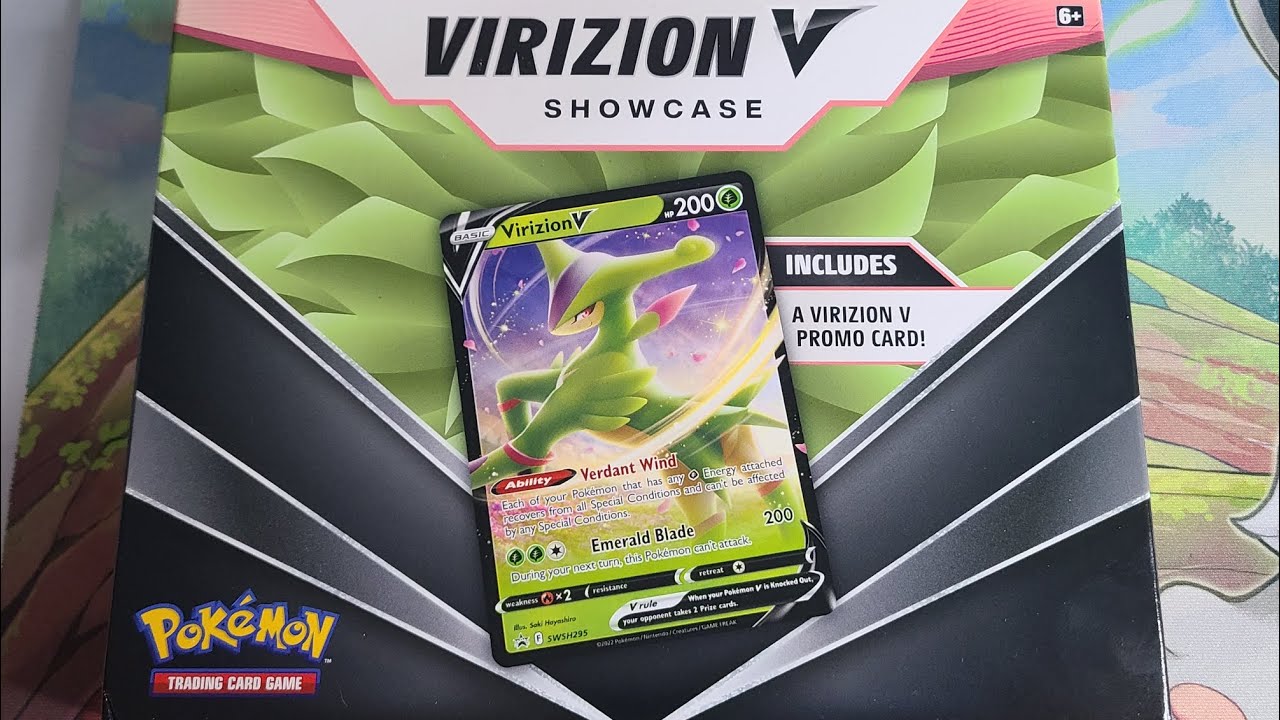 Virizion V Showcase Box Opening - YouTube