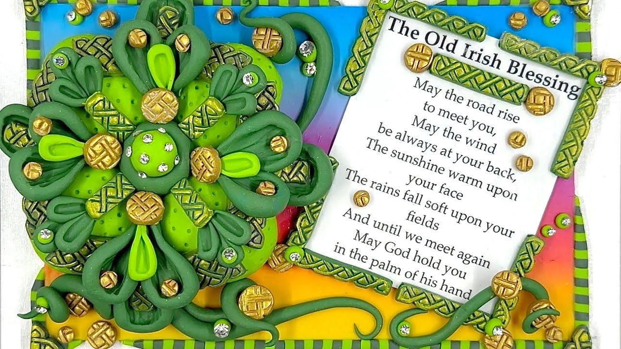 POLYMER CLAY ST. PATRICK'S DAY PICTURE PROJECT TUTORIAL: OLD IRISH ...