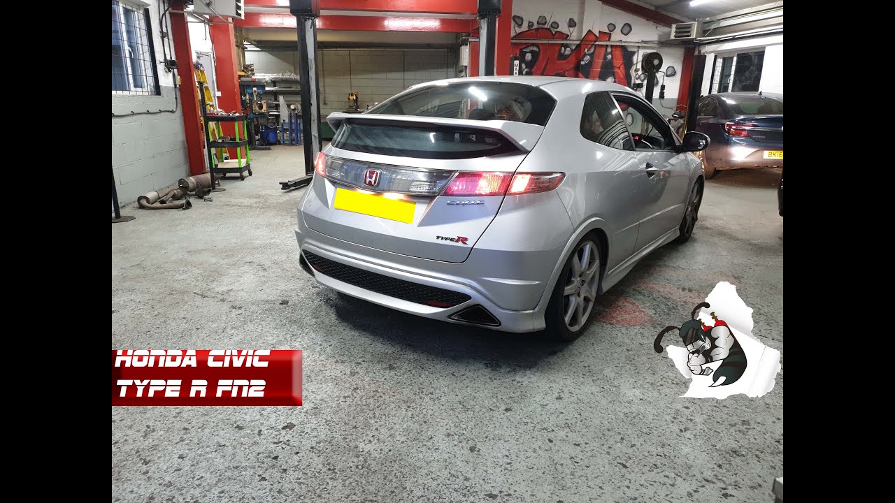 HONDA CIVIC TYPE R FN2 EXHAUST - YouTube