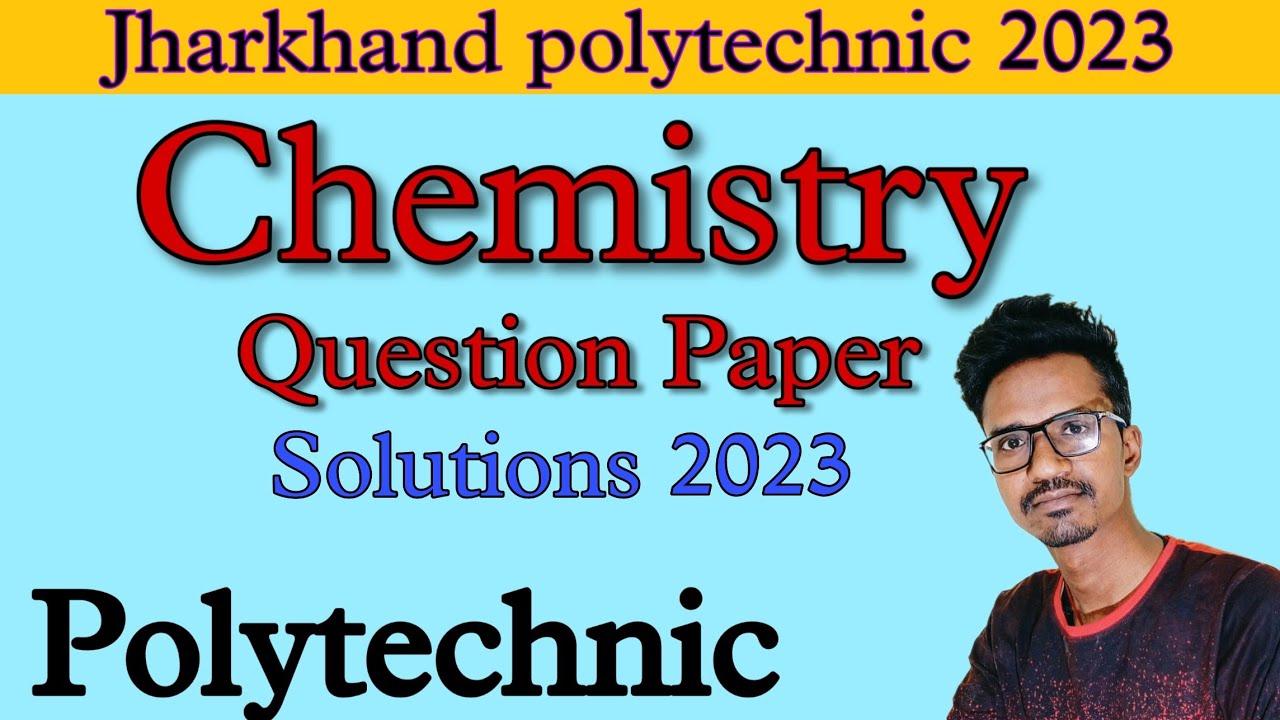 Jharkhand polytechnic question paper 2023 solution - YouTube