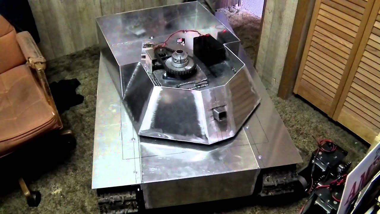 Jon's R/C Tank Turret Test - YouTube