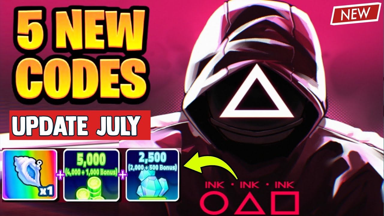 ⚠️UPDATE! JULY⚠️INK GAME ROBLOX CODES 2025 - CODES FOR INK GAME 2025 ...