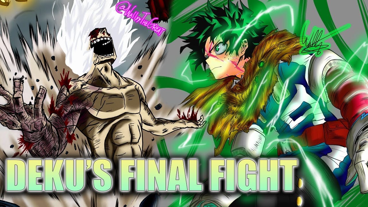 DEKU FACES DOWN ALL FOR ONE & SHIGARAKI / My Hero Academia Chapter 343 ...