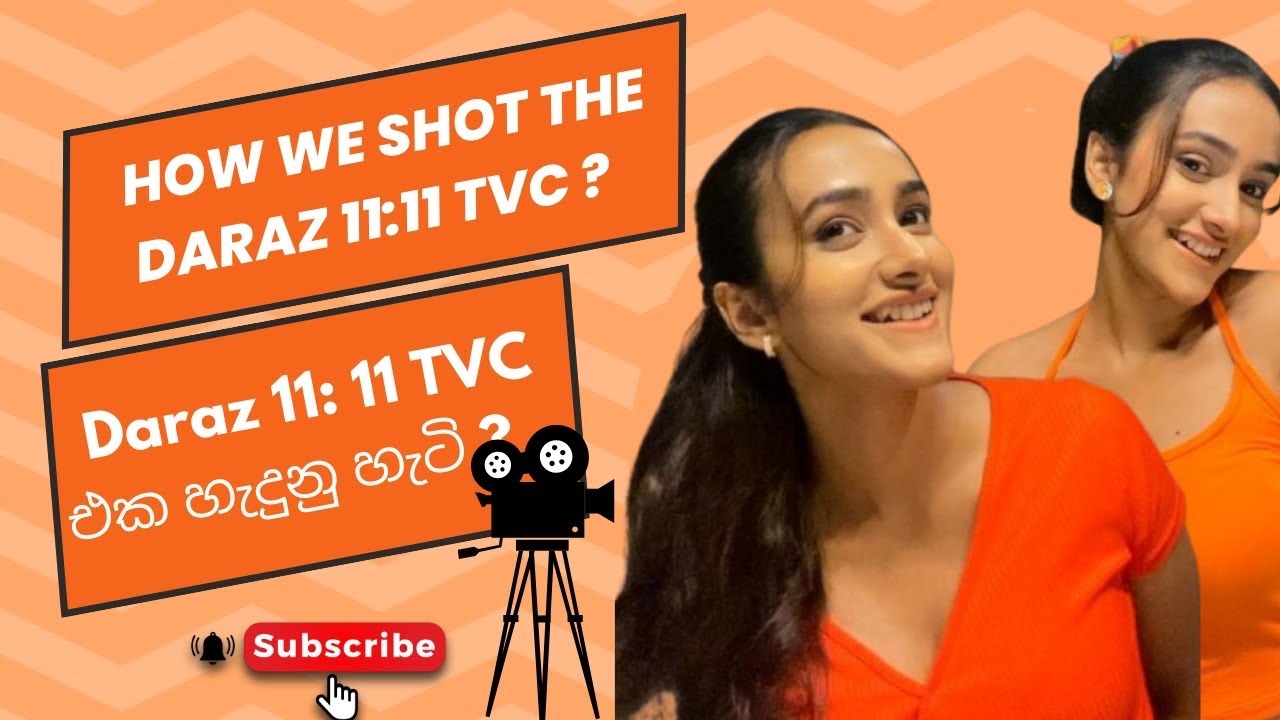 How we shot the Daraz 11:11 Tvc 🎥 | Daraz 11:11 Tvc එක හැදුනු හැටි 🫣 | #senara - YouTube