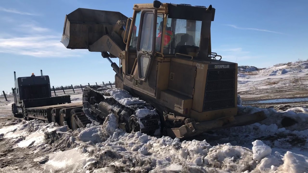 Loading a dozer the hard way!! #65 - YouTube