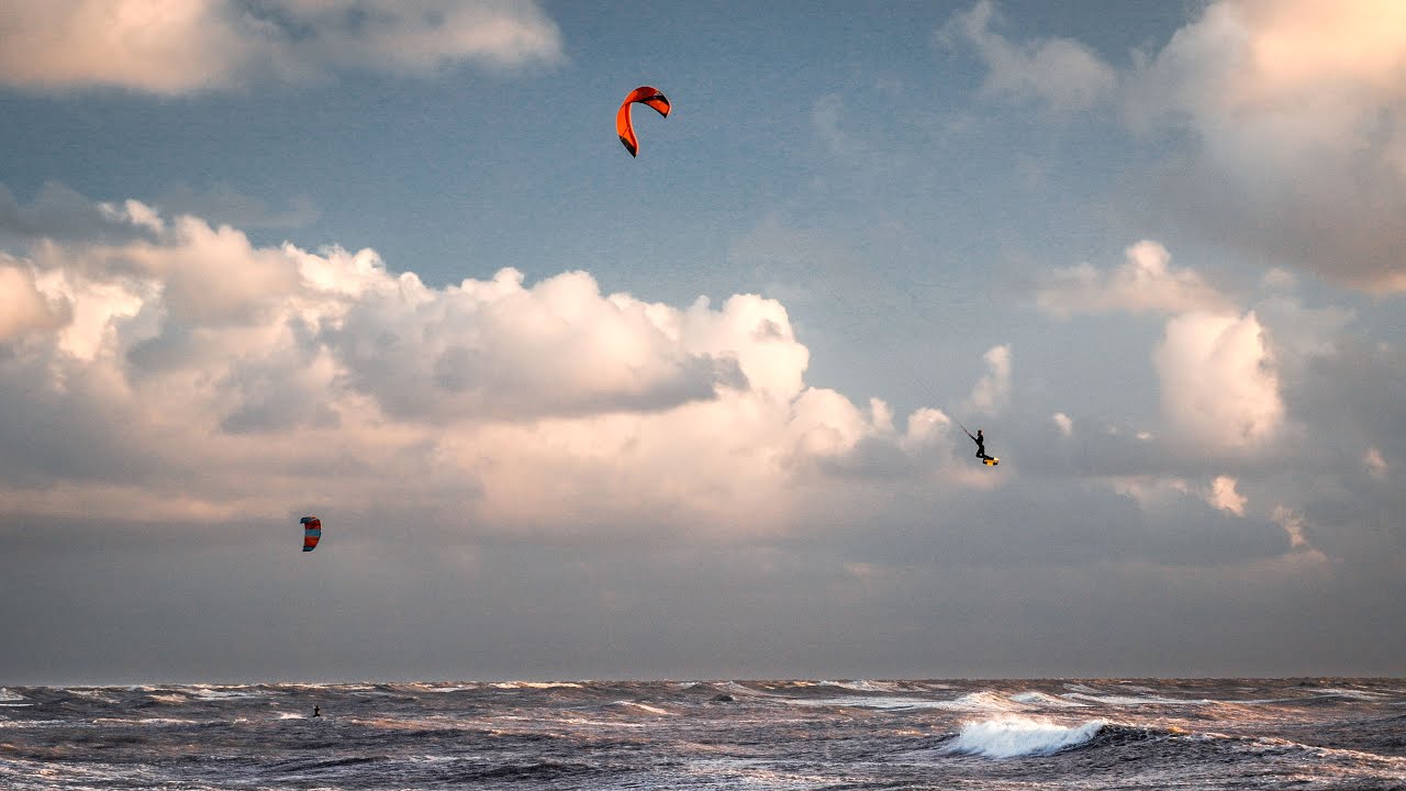 Endlich wieder Wind!!! Big-Air Kitesurfen in Dänemark am Ringkøbing ...