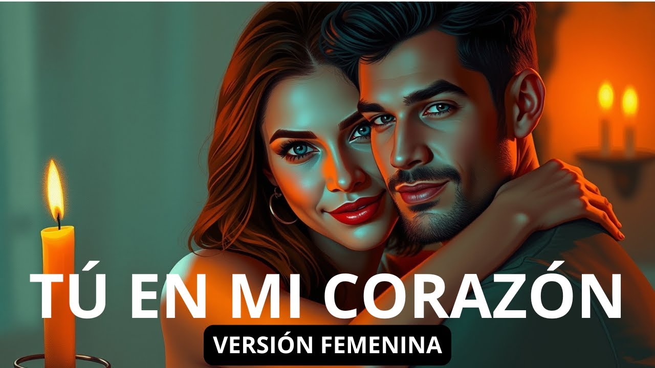 Tú en mi corazón (versión femenina) #pop #cancionromantica - YouTube