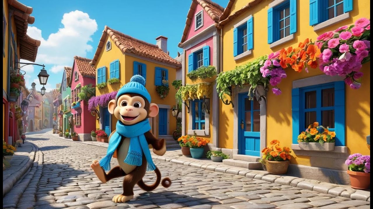 All Around the Mulberry Bush | Fun Song for Kids | Nursery Rhymes ...