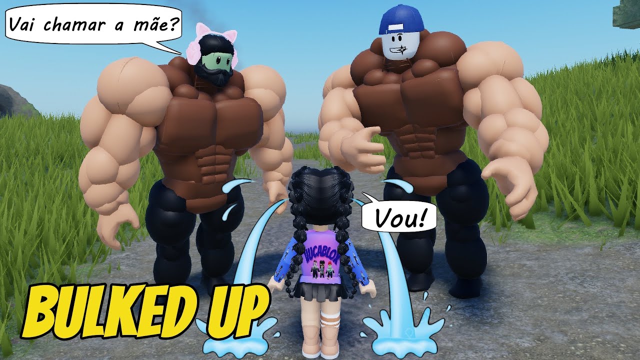 BULKED UP(ROBLOX) - MELHORES MOMENTOS COM A TIA MOTORISTA DE FUGA - YouTube