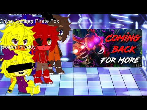 FNaF 1 reacts to Coming Back for More//read description//