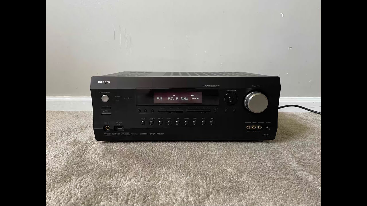Integra DTR-30.1 7.2 HDMI Home Theater Surround Receiver - YouTube