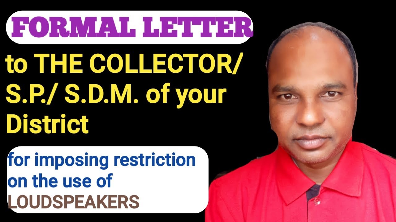 formal-letter-application-complaint-to-the-collector-s-p-s-d-m-for