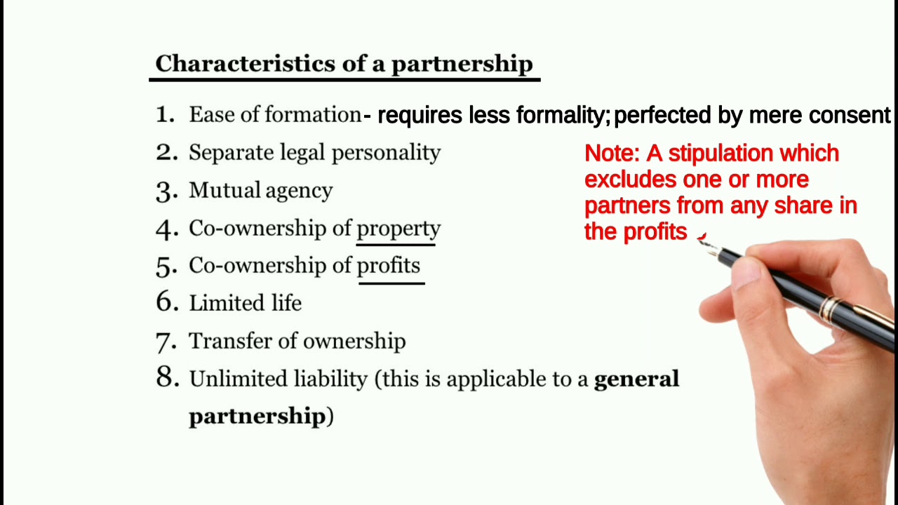 Partnership Formation - Theories - YouTube