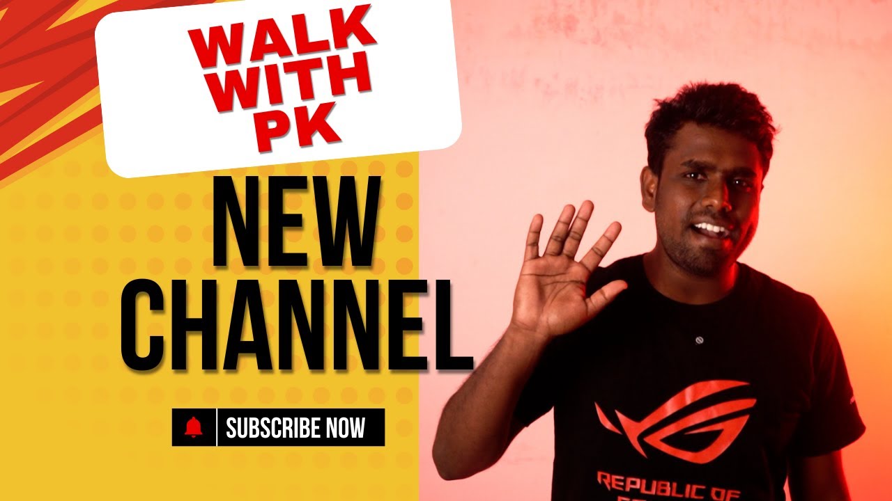 Introducing a new channel WALK WITH PK - YouTube