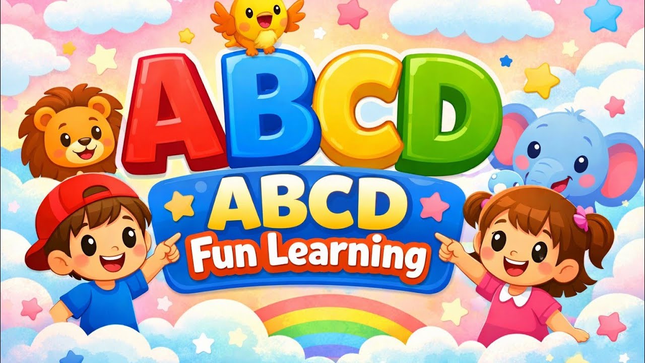 ABCD Song for Kids 🔤| Learn A to Z Alphabet | Phonics Song | a for ...