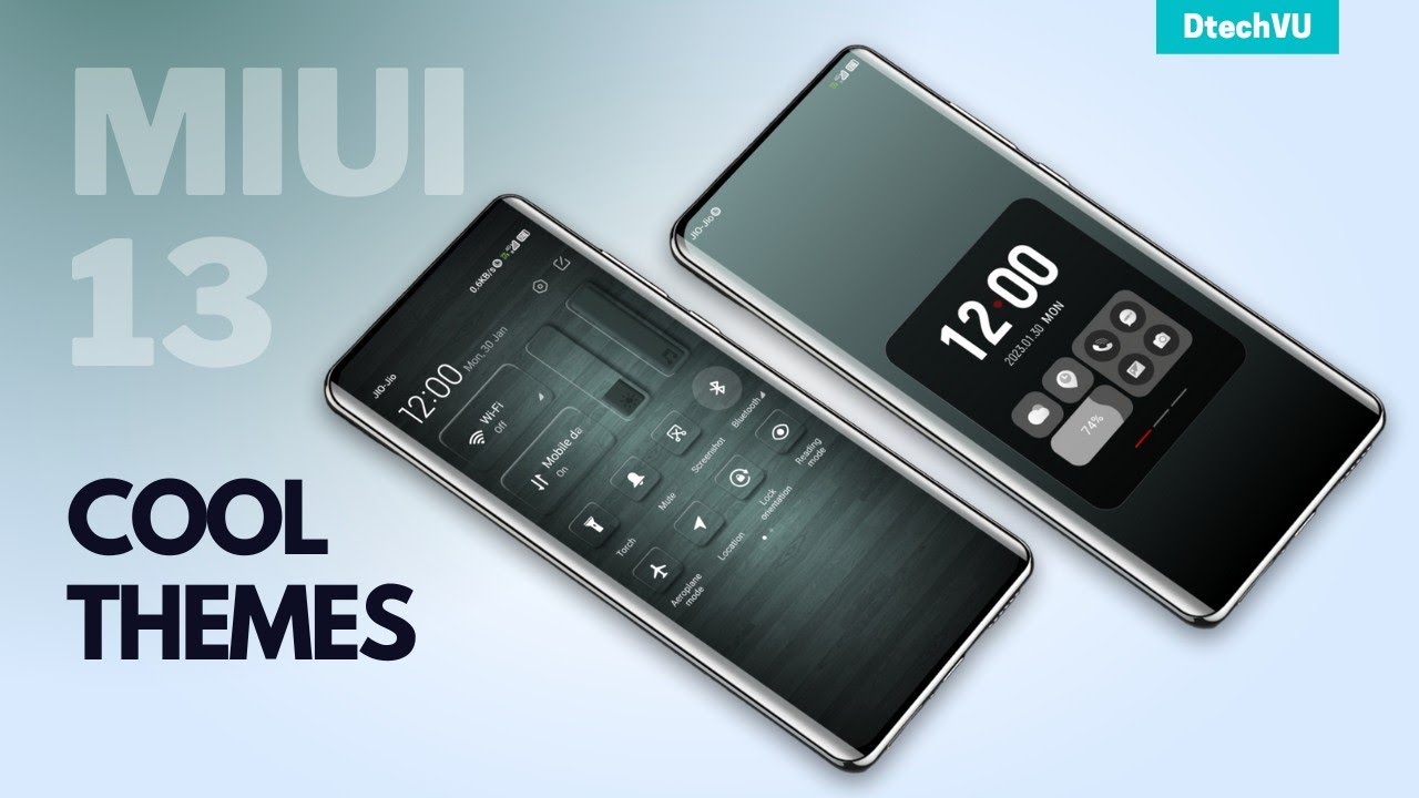3 Cool MIUI 13 Themes with Control Center support | Best MIUI Themes ...