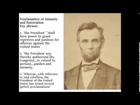 Proclamation of Amnesty and Reconstruction - YouTube