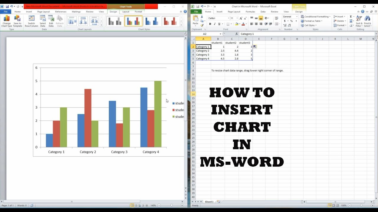 How To Create Graph In Word -- 2021 - Youtube