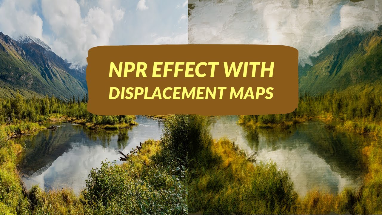 NPR effect using displacement maps - YouTube
