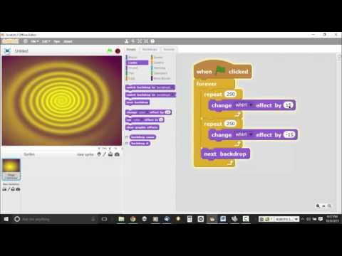 How To Create Your Own Animated Backdrops In Scratch - YouTube