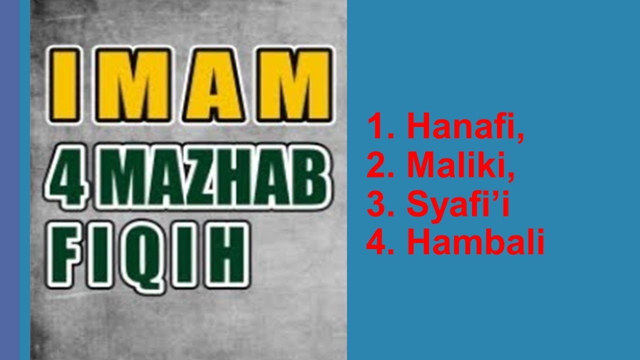 BIOGRAFI 4 MAZHAB IMAM BESAR UMAT ISLAM - YouTube