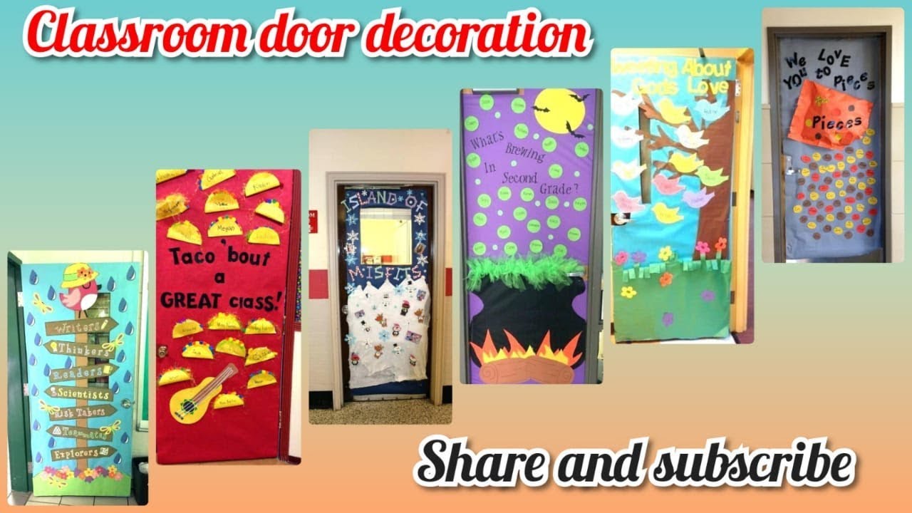 Letest Classroom door Decoration ideas | Classroom door Decoration ...