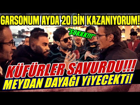KÜFÜRLER SAVURDU! MEYDAN DAYAĞI YİYECEKTİ! ''ORTALIK BİRBİRİNE GİRDİ!'' - SOKAK RÖPORTAJLARI