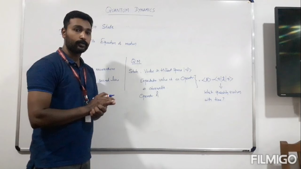 Formulation of QM - Lecture 03 : Introduction to Quantum dynamics - YouTube