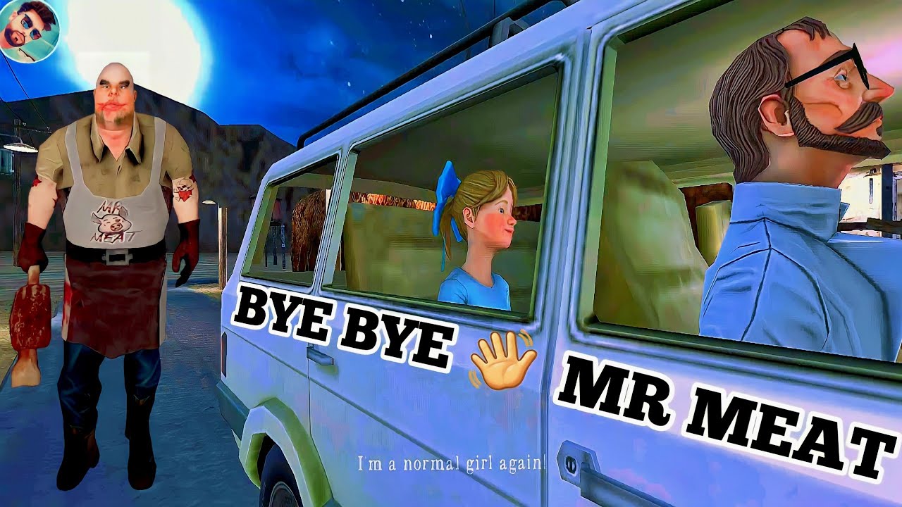 finally Skip mr meat home 🏡 | mr meat horror game Mr meat | Indie ...