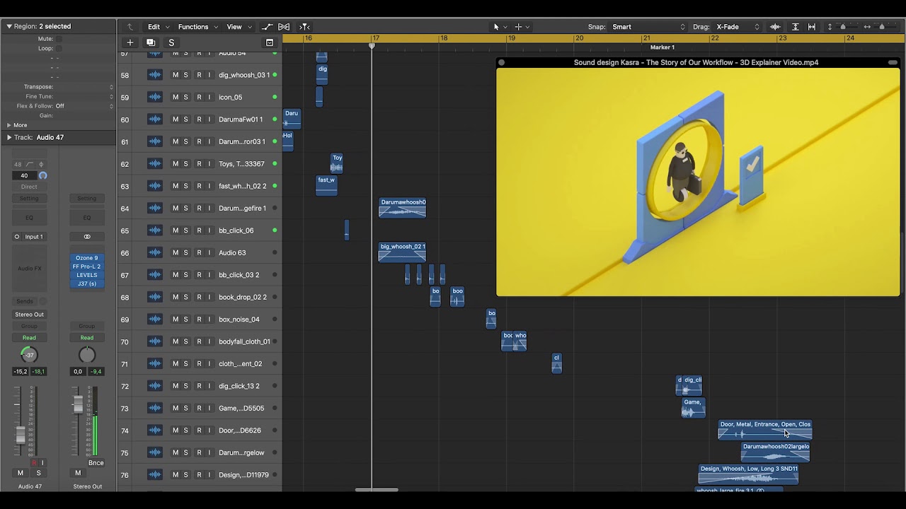 Music and sound design for explainer video of Kasra Design - YouTube