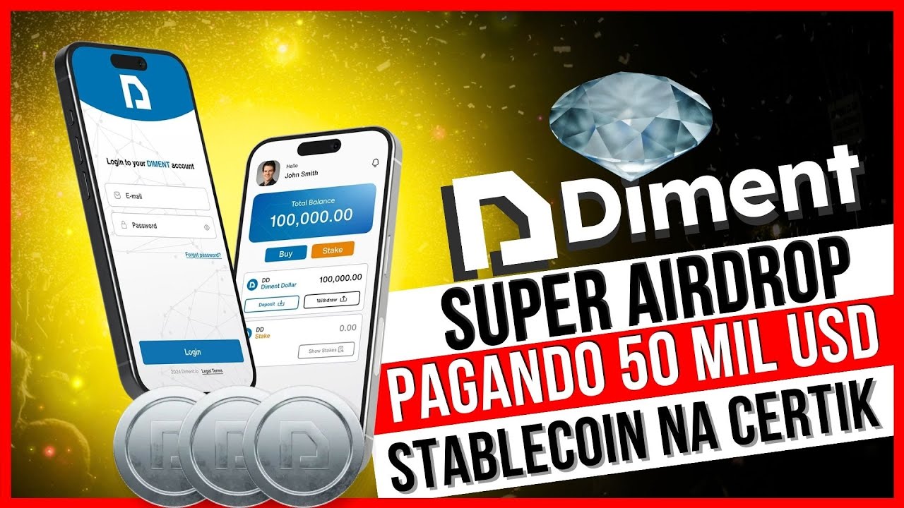 Diment Dollar Super Airdrop de 50 mil USD - YouTube