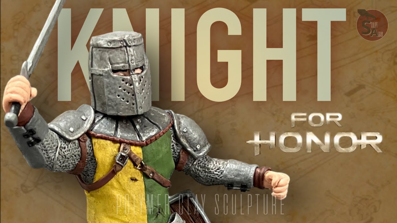 Knight from the game For Honor by polymer clay - YouTube