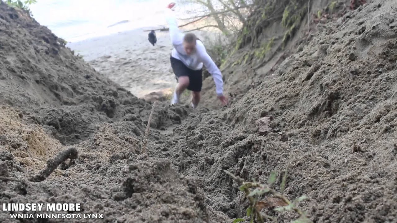Chris Hyppa Basketball Sandhill Drills with WNBA Alex Montgomery ...
