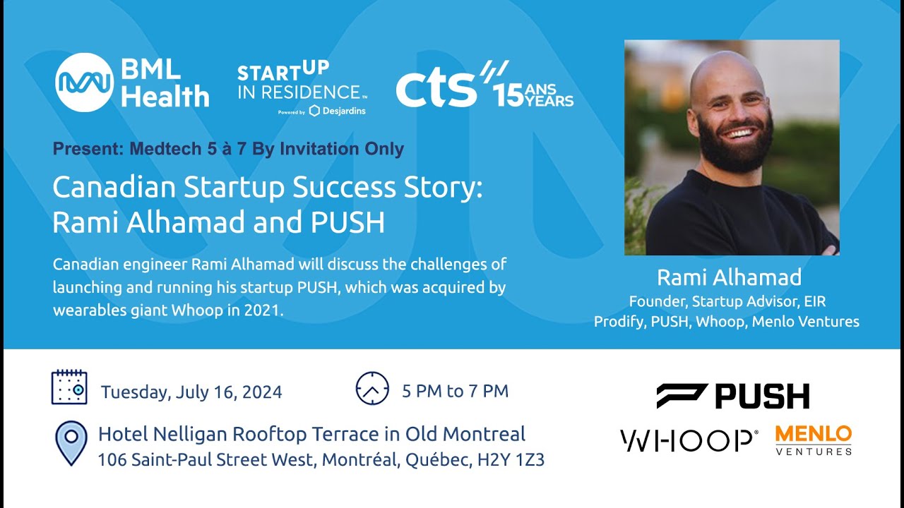 Canadian Startup Success Story - Rami Alhamad and PUSH - YouTube