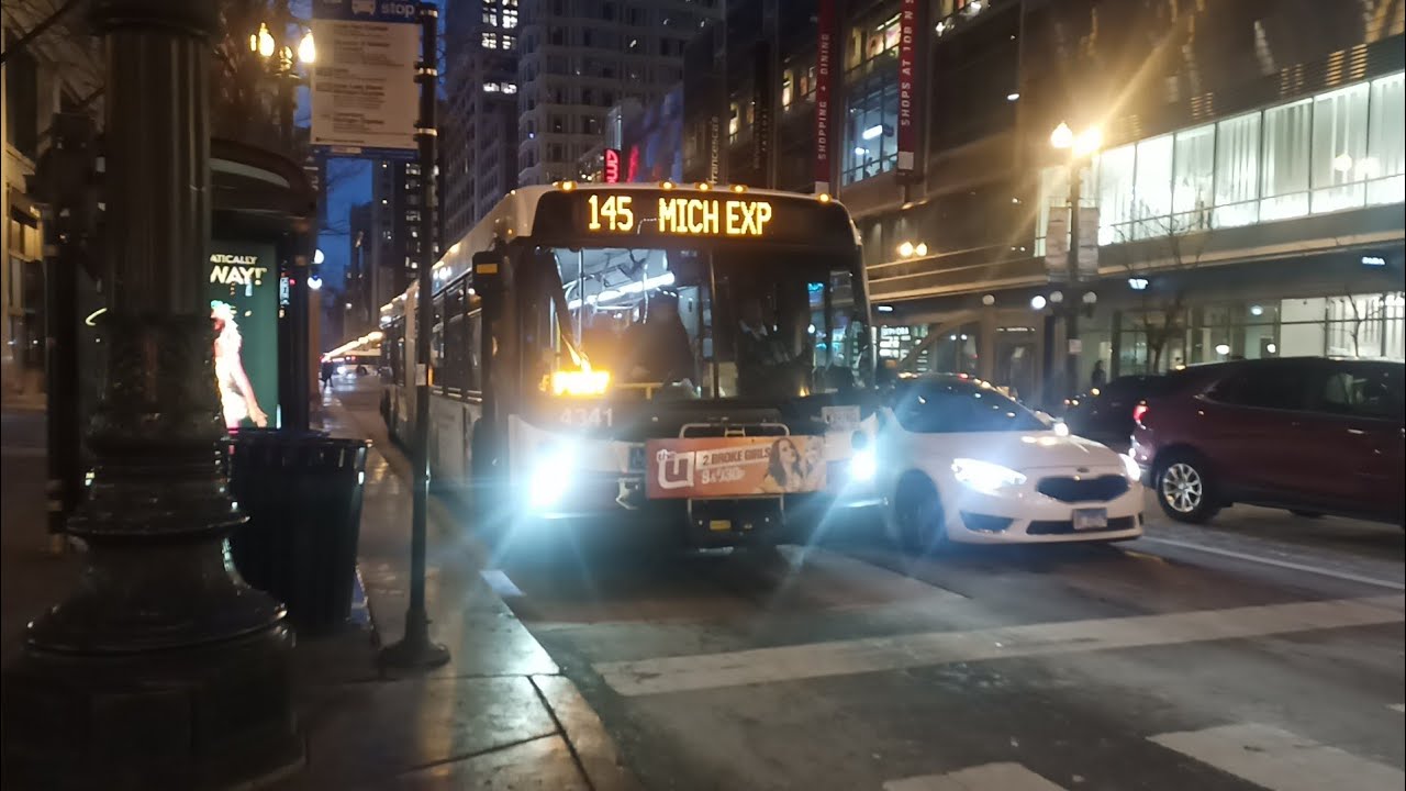 CTA 2012 New Flyer D60LFR 4341 Displaying Discontinued Rt 145 Wilson ...