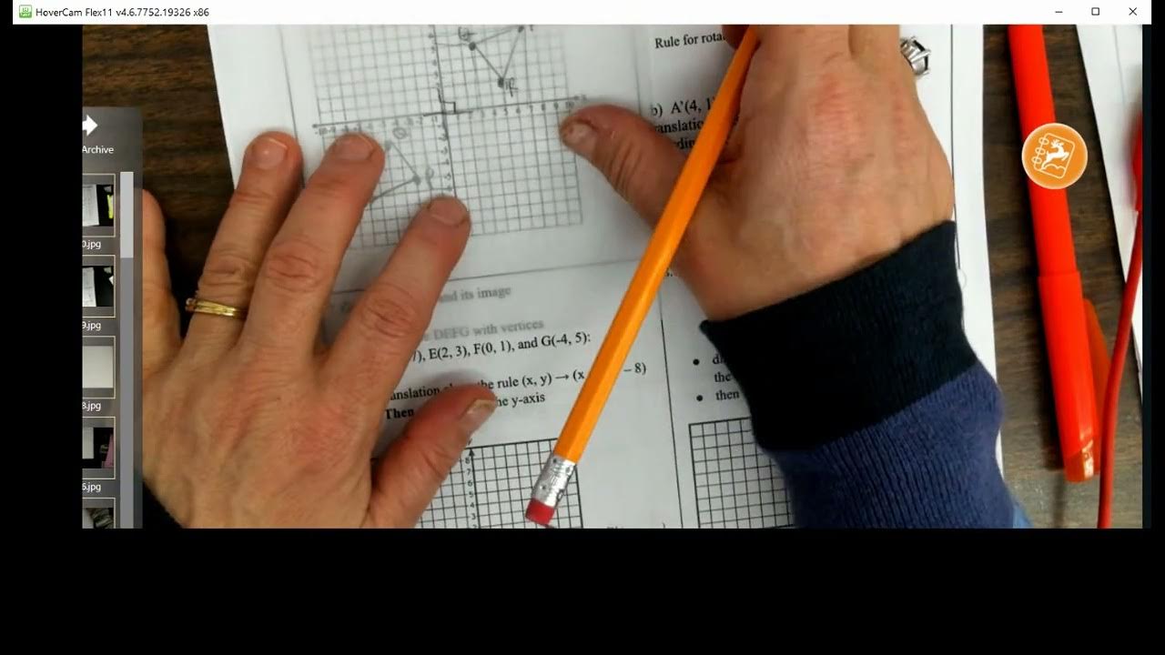 Unit 9 Transformations Study guide #1-18 - YouTube