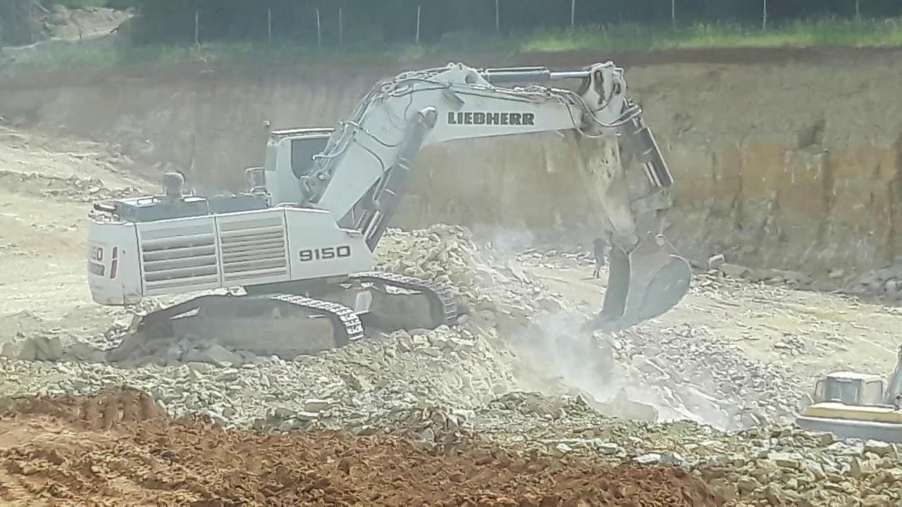 LIEBHERR R9150 EXCAVATOR - YouTube
