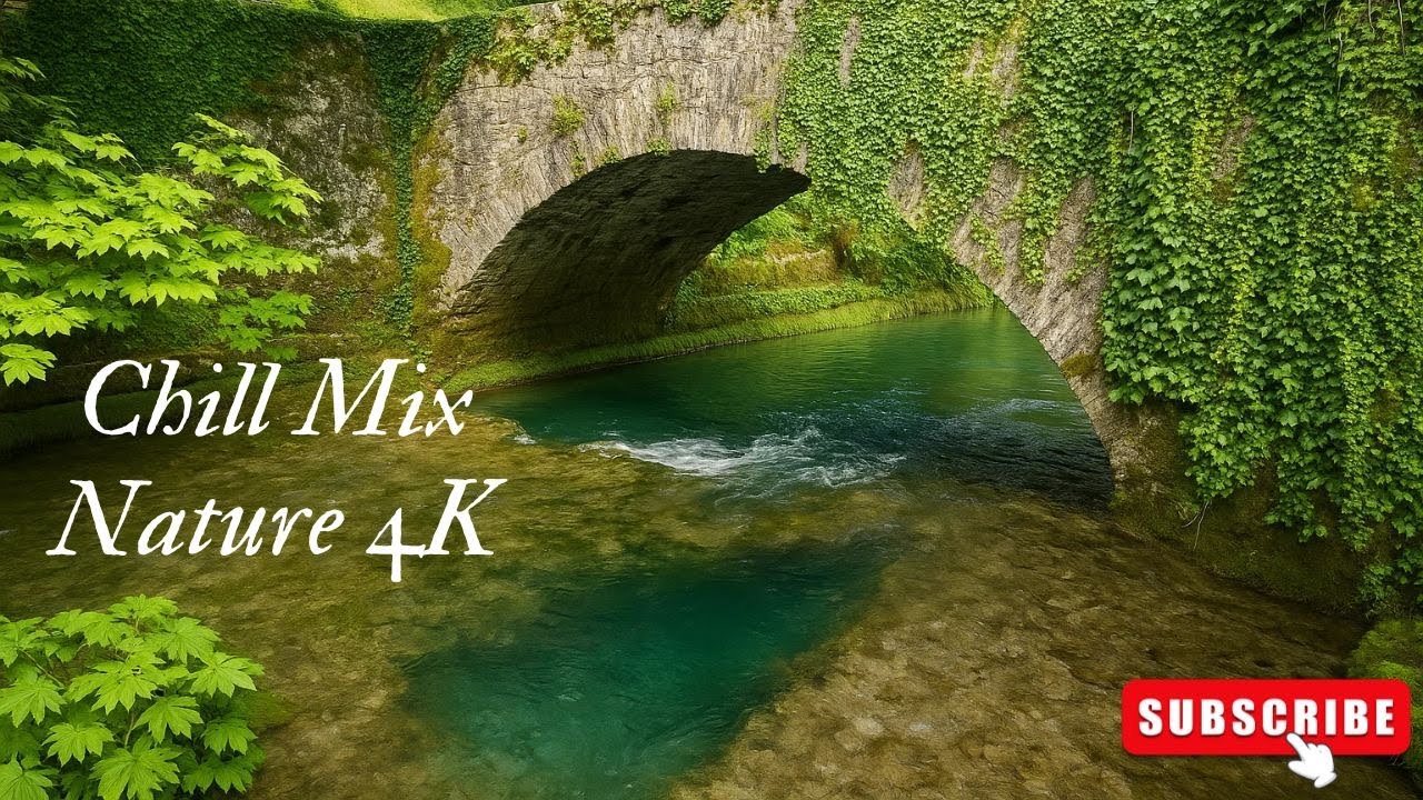 Chill Music Mix + 4K Nature River Ambience – Stay Focused & Calm with ...
