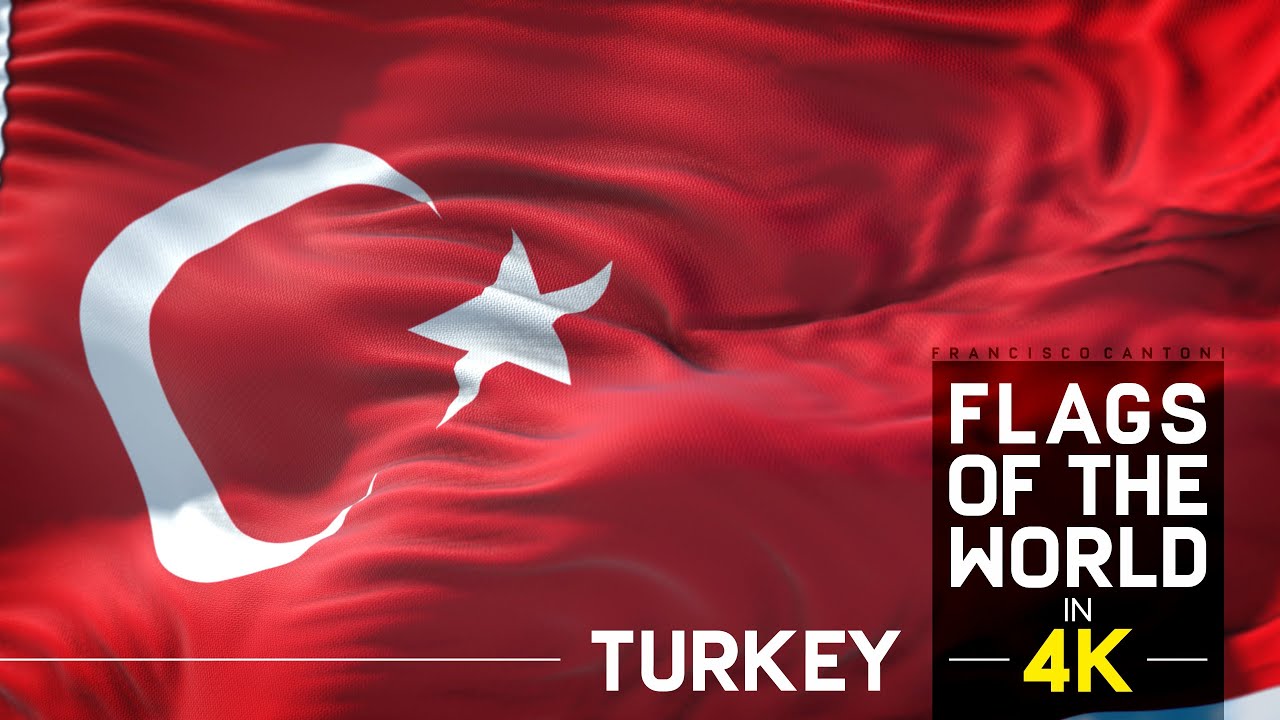 Turkey Flag and National Anthem in 4K - 4K'da Türkiye Bayrağı ve ...