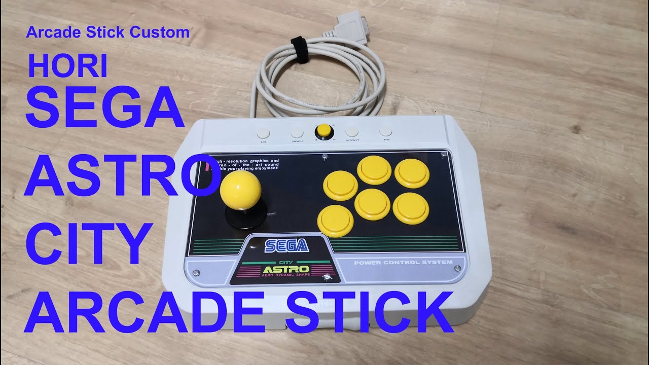 Sega Astro City Arcade Stick Custom restauración - YouTube