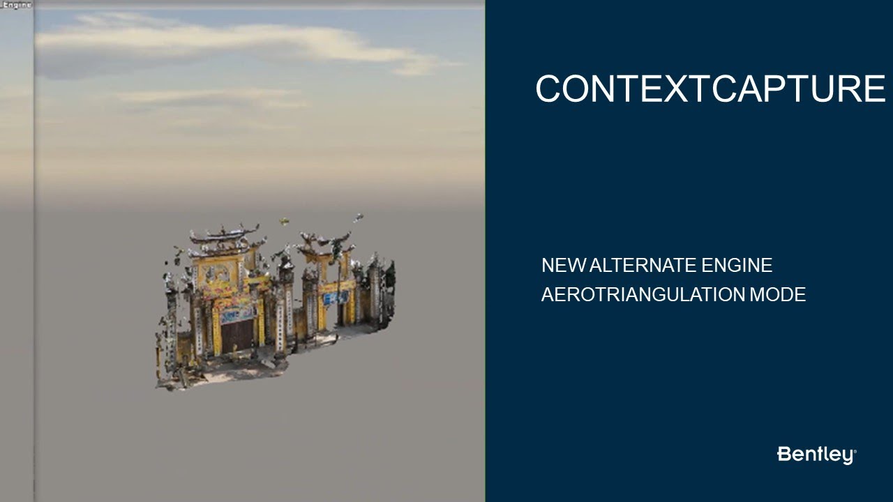 iTwin Capture Tutorial: New "alternate engine" aerotriangulation mode - YouTube