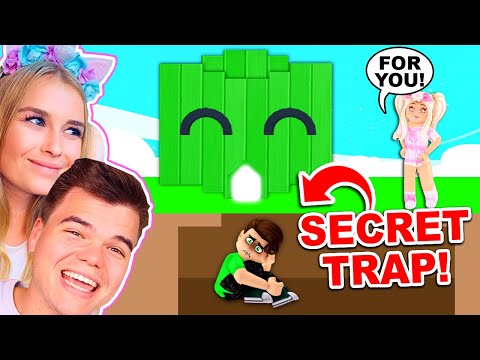 BOYFRIEND VS GIRLFRIEND Build Challenge But I TRAP HIM In Adopt Me! (Roblox)